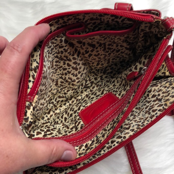 Ili New York | Bags | Ili New York Red Leather Crossbody Bag | Poshmark